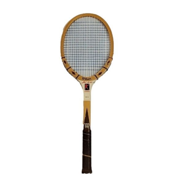 Wilson | Other | Stan Smith Autograph Wood Tennis Racquet From The 97s ...